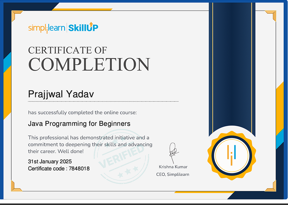 Portfolio | Prajjwal Yadav